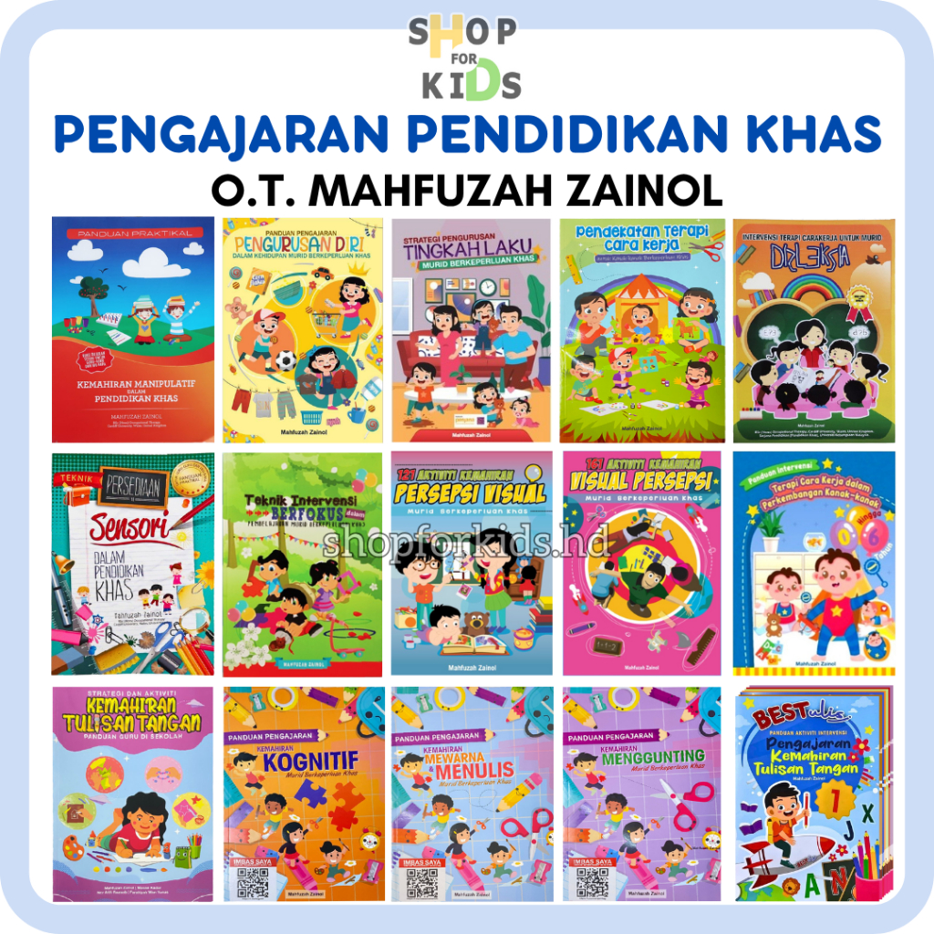 BUKU PENDIDIKAN KHAS MAHFUZAH ZAINOL | Intervensi Terapi Disleksia Visual Sensori Tulis Book ...