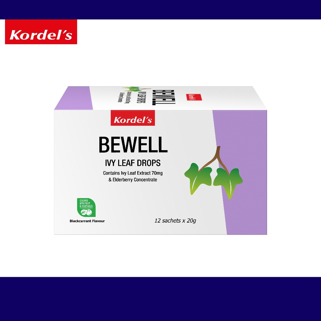 Kordel's Bewell Ivy Leaf Drops Box Relieve Dry, Itchy & Painful Throat ...