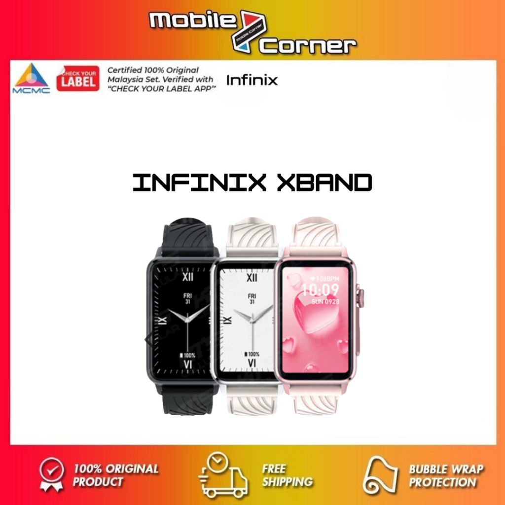INFINIX SMART WATCH XBAND | 1.57"inches Grand Screen | SPO2 Monitoring ...