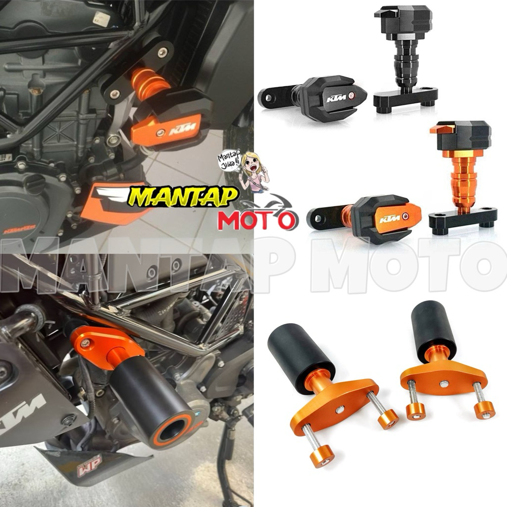 KTM DUKE 200 250 390 FRAME BODY SLIDER PROTECTOR SIDE ENGINE GUARD ...
