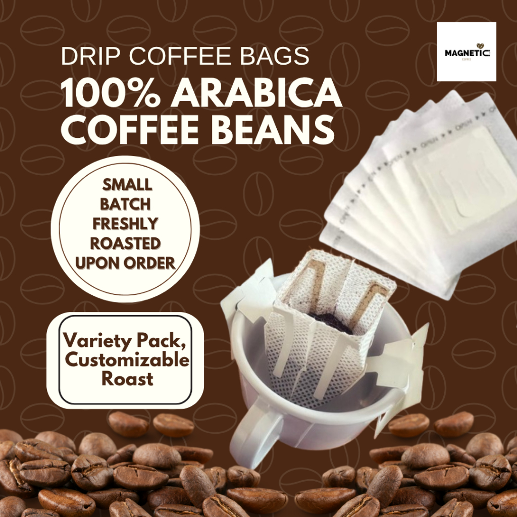 100% Arabica Drip Coffee Bags | Fresh Roast | Portable Coffee Sachets ...