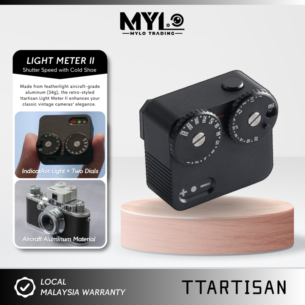 TTARTISAN Light Meter II Adjustable ISO Aperture & Shutter Speed with ...