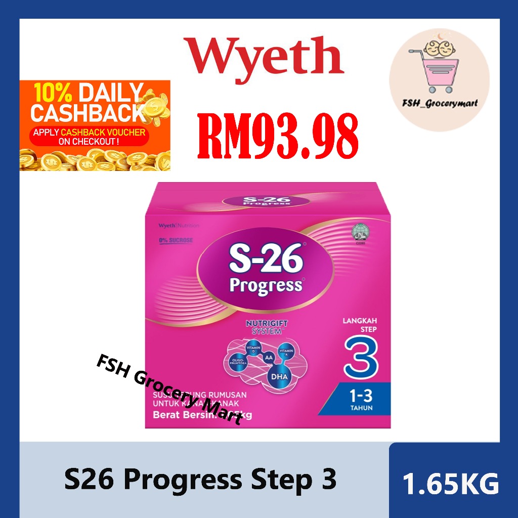 S26 Progress Step 3 (1.65kg) (Wyeth) | Shopee Malaysia