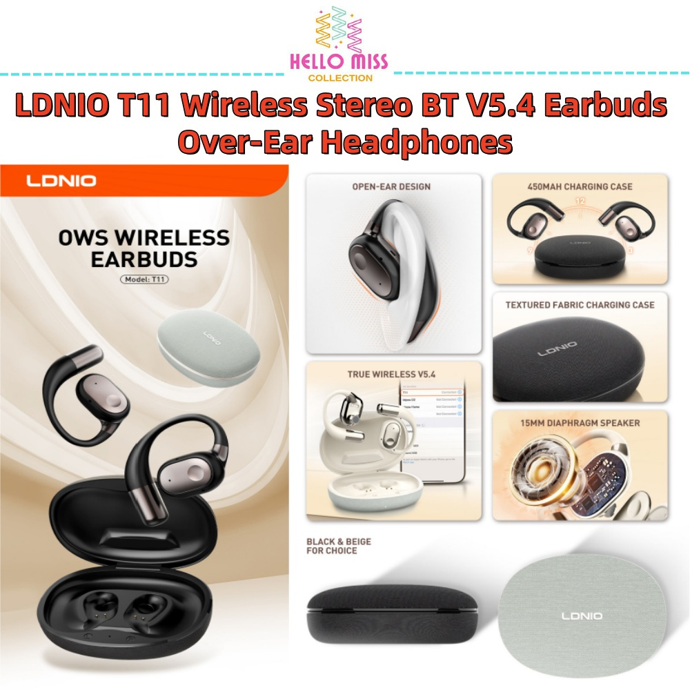 Ldnio T11 Ows True Wireless Bluetooth V5.4 Earbuds High Quality Stereo ...