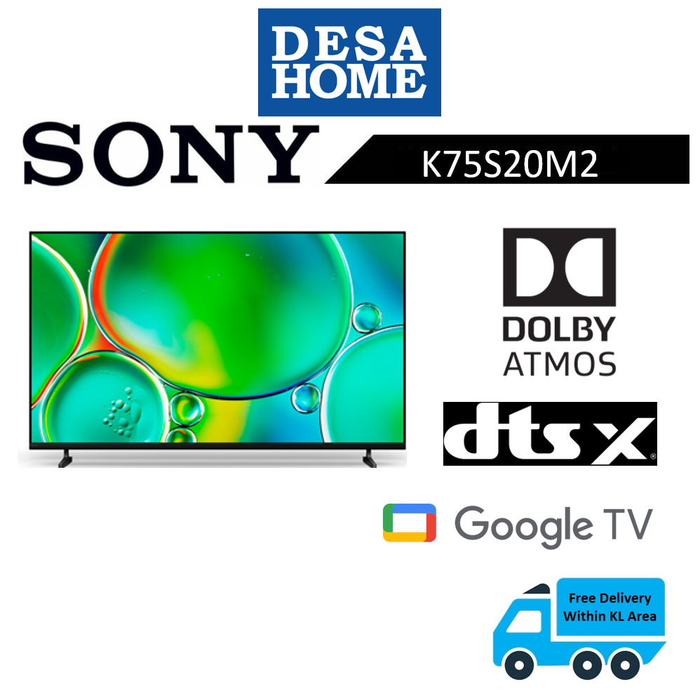 (FREE DELIVERY WITHIN KL/PJ) SONY K-75S20M2 75" 4K UHD HDR SMART TV ...