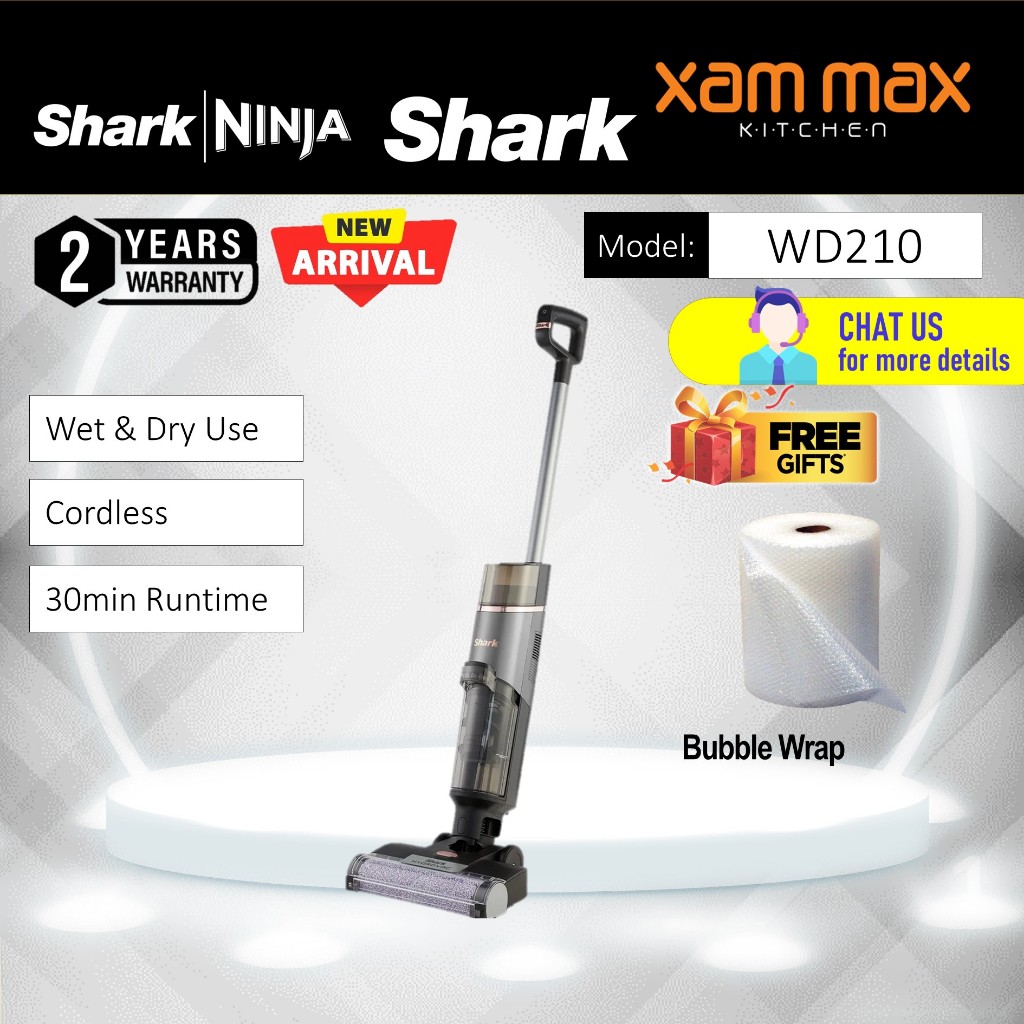 Shark WD210SM HydroVac Multi Surface Wet & Dry LED Display Cordless ...