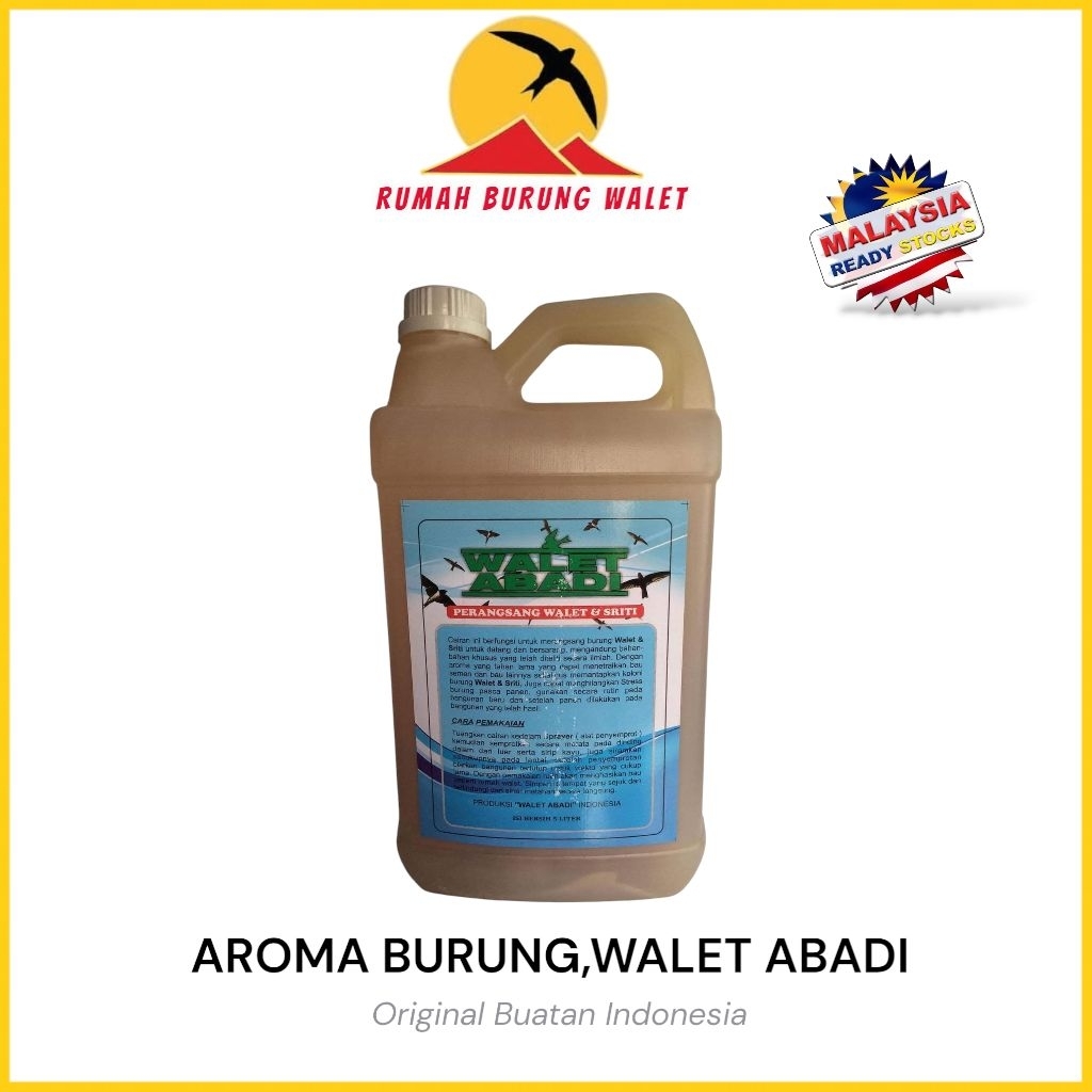 Hormone Burung WALET ABADI Parfum Walet Pugai Walet Aroma Burung Walet ...
