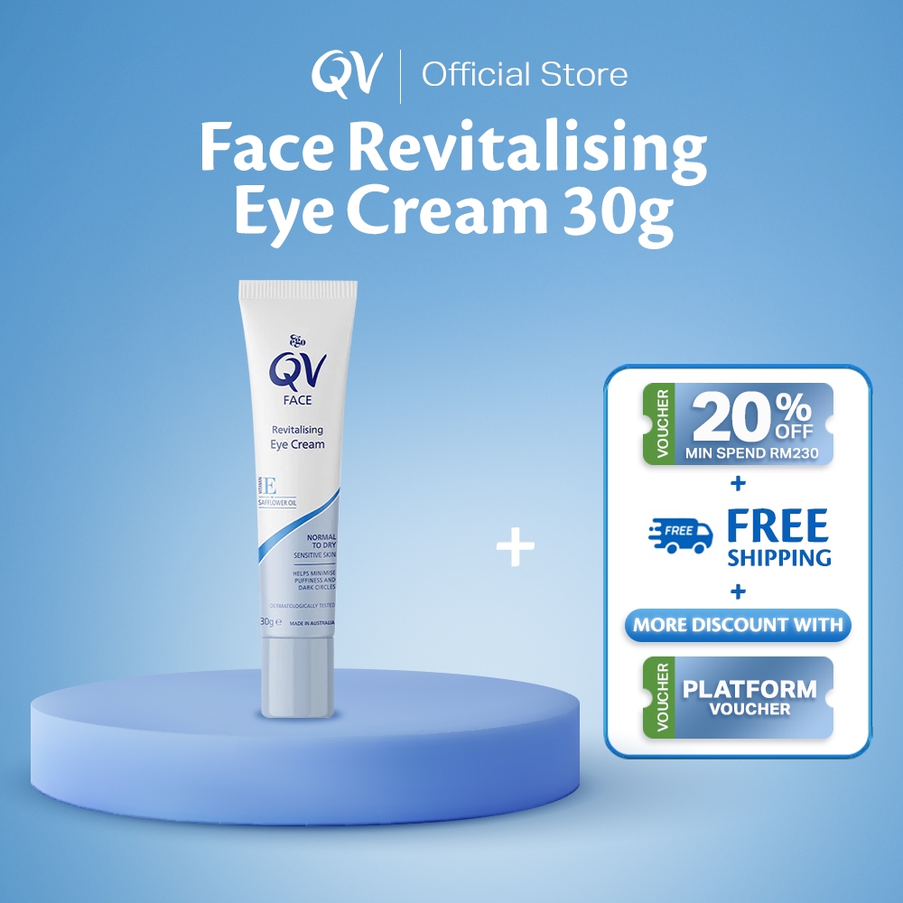 QV Face Refresh Revitalising Eye Cream 30g | Anti-Oxidant | Reduce Dark ...