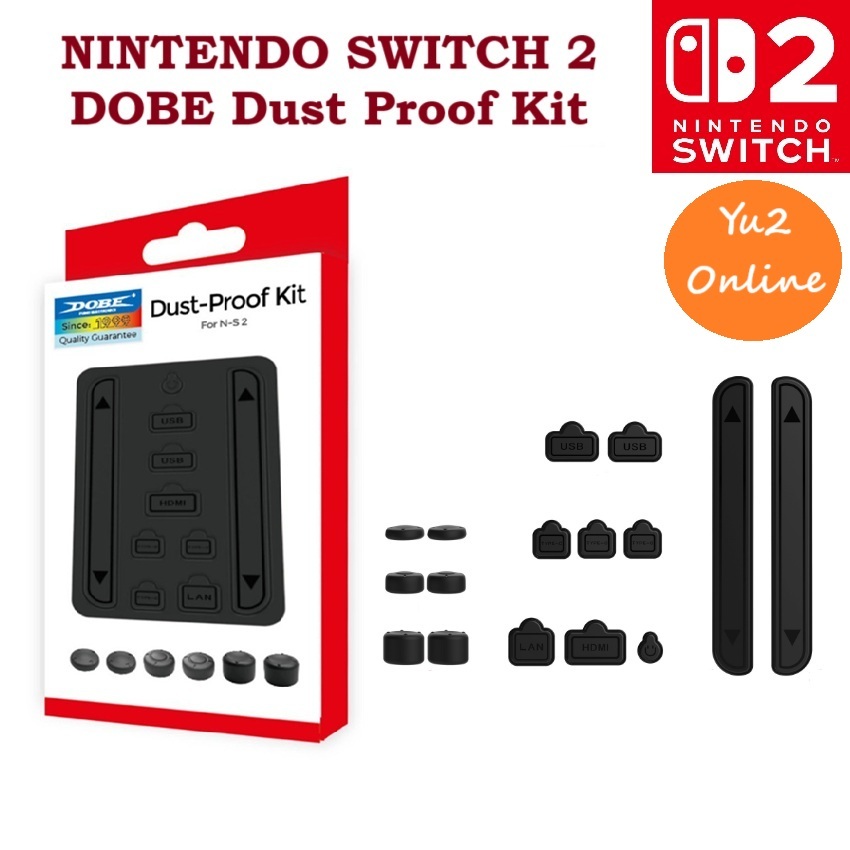 Nintendo Switch 2 Dobe Dust Proof Kit Anti Dust USB Port Plug Cover ...