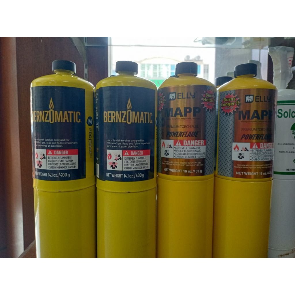 Bernzomatic Mapp gas / Elly Mapp Gas welding gas | Shopee Malaysia