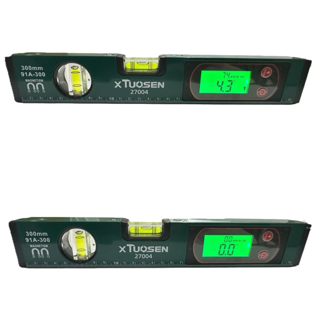 300mm Spirit Level Digital Water Level Ruler Protractor Electronic ...