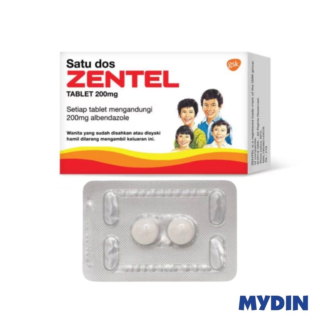 Zentel Worming Chewable Tablets (2 tablets) | Shopee Malaysia