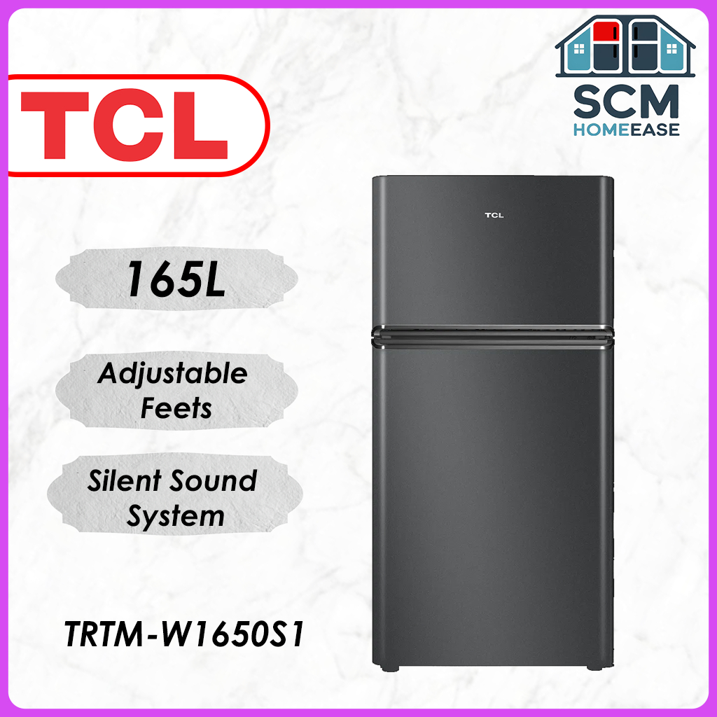 TCL 165L Two-Door Top Mounted Mini Refrigerator TRTM-W1650S1 | Shopee ...
