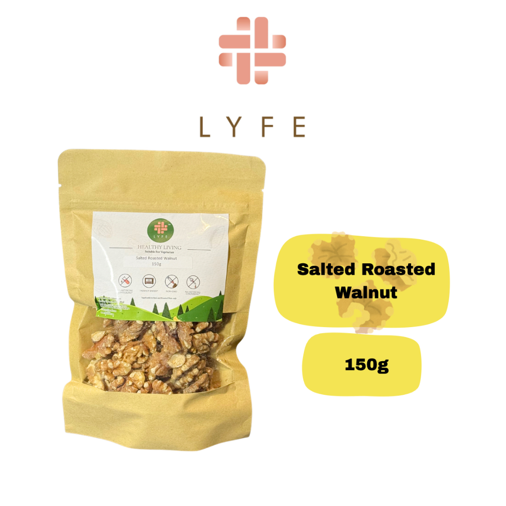 Lyfe Salted Roasted Walnut (150g) | Shopee Malaysia