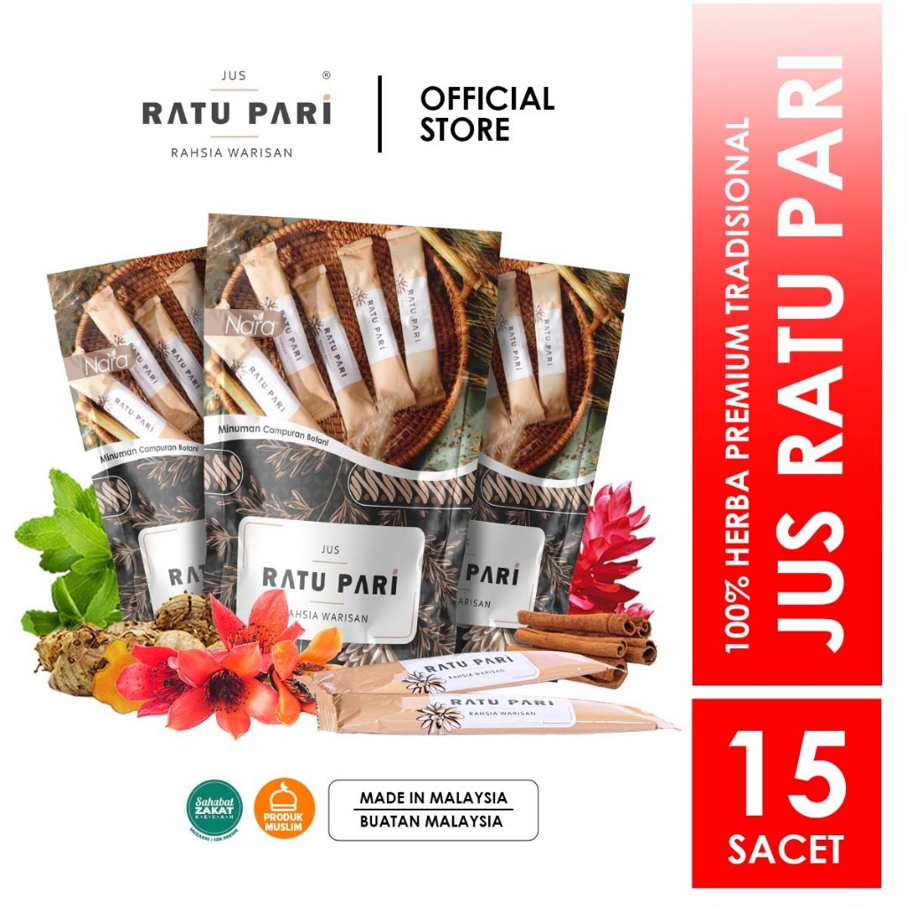 [ JUS RATU PARI ] - Bunga Maharani Minuman Herba Tradisional Berkualiti ...