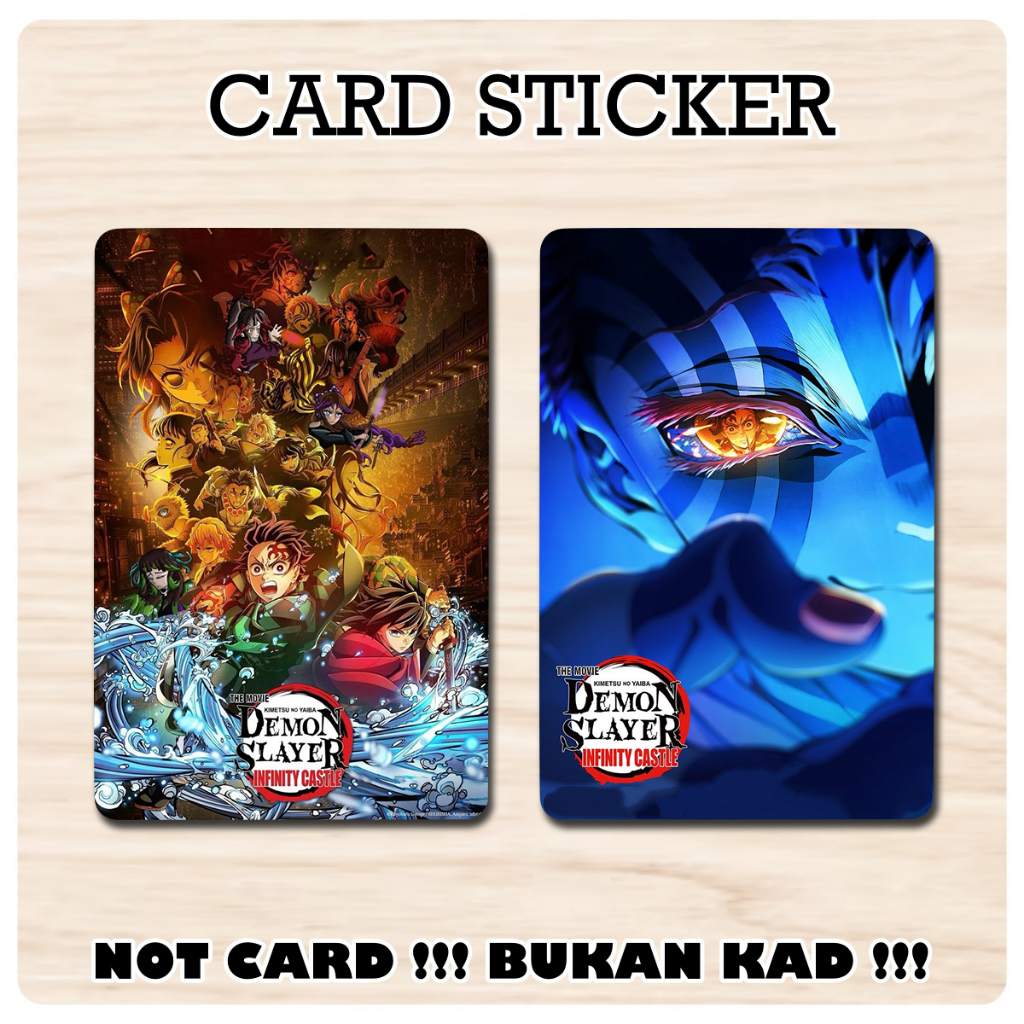 [ Demon Slayer Infinity Castle ] Touch n Go Card Sticker Cover ...
