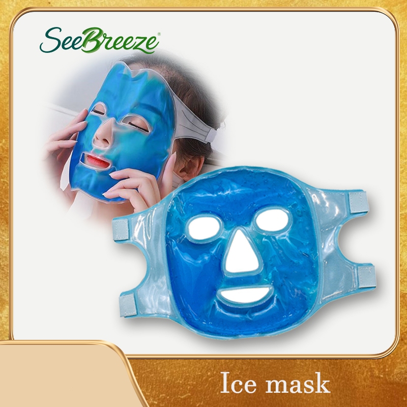 Reusable Ice Face Mask Cooling Gel Pack Swelling Relief - Cold Compress ...