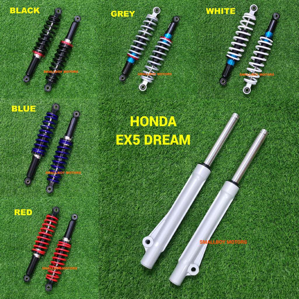 HONDA EX5 DREAM FRONT REAR MONOSHOCK ABSORBER 330MM MONO SHOCK FORK ...