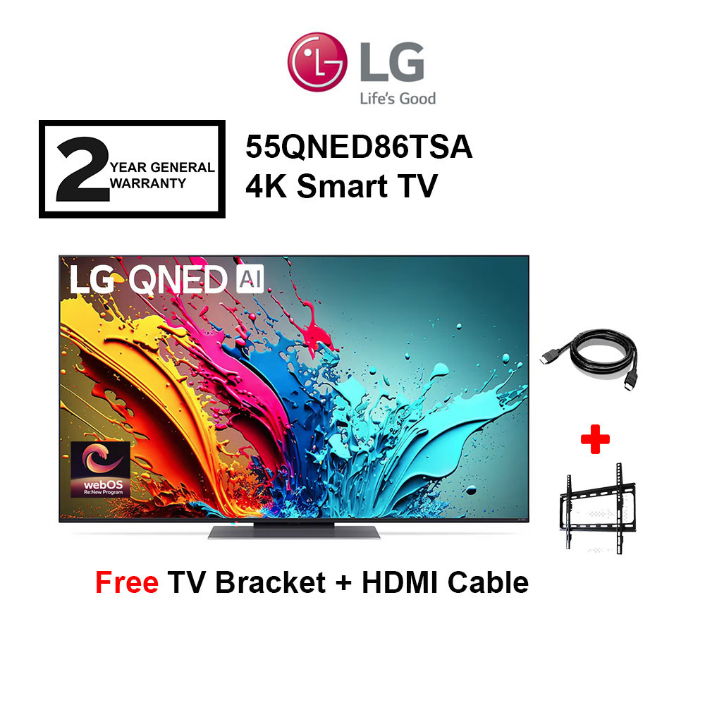 LG 55'' QNED80 55QNED80TSA TV HDR10 4K UHD / 55'' QNED AI QNED86 ...