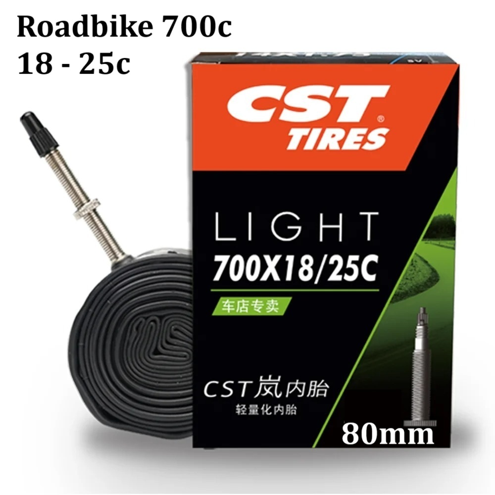 CST Bicycle Road 700c Inner Tube FV Presta 18/25c 80mm Valve | Shopee ...