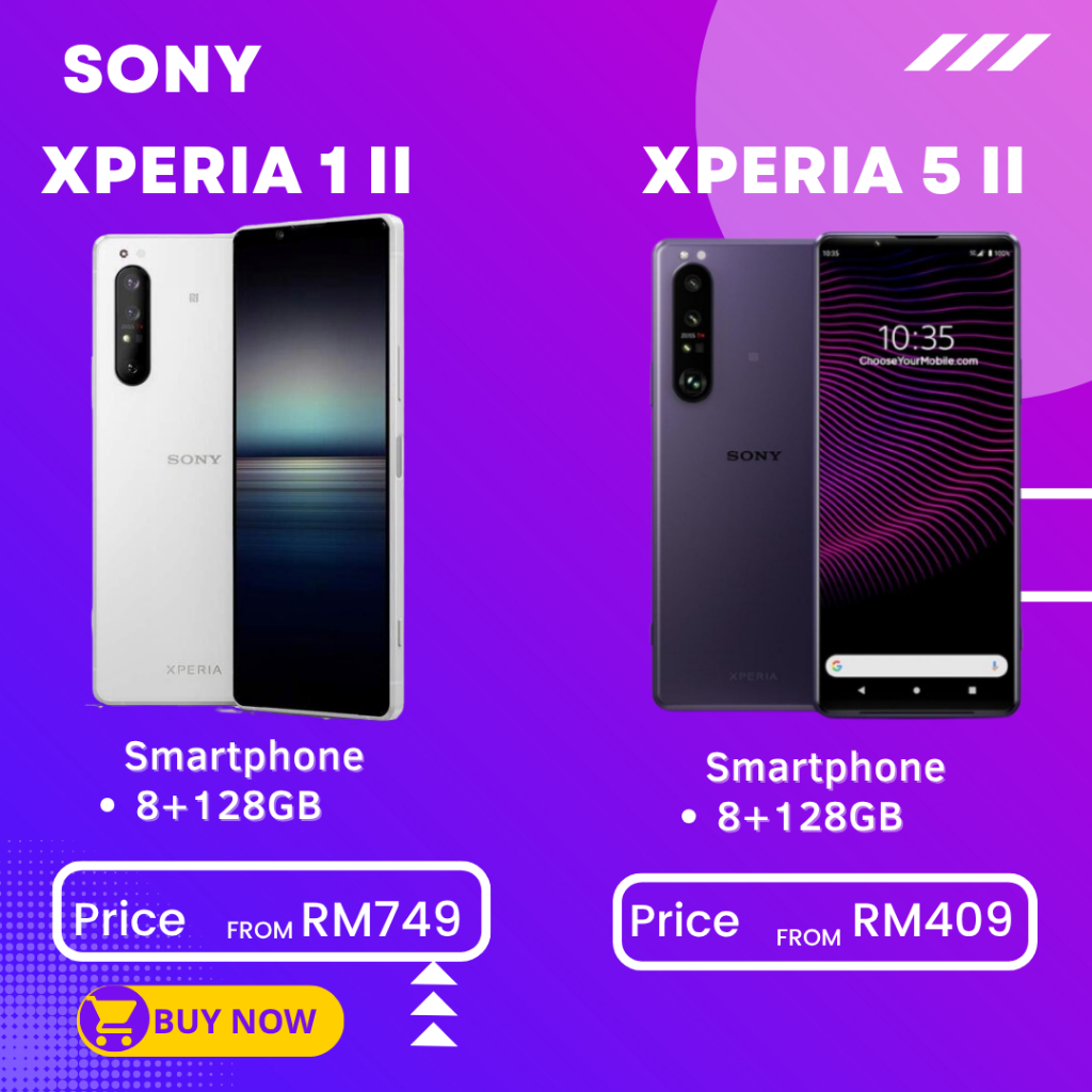 Sony Xperia 1 ii (5G) Xperia 5 ii 8GB RAM+ 128GB ROM (original second)2 ...