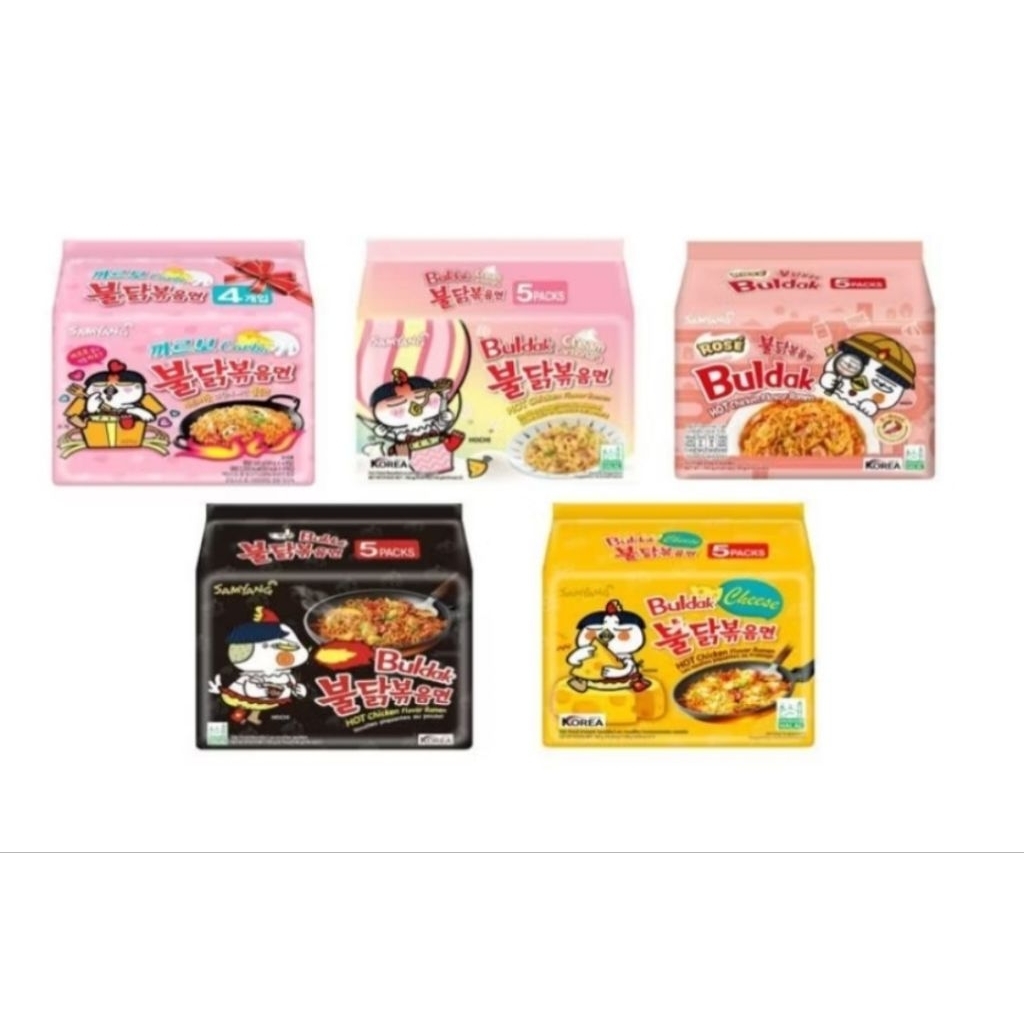 Near Expired Samyang Buldak Instant Ramen Noodles (5 pcs per pack ...