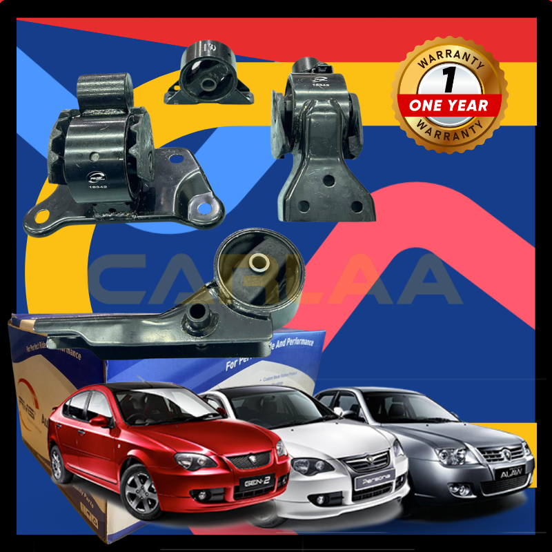 RMS JAPAN QUALITY PROTON WAJA GEN2 PERSONA AT MT ENGINE MOUNTING SET ...