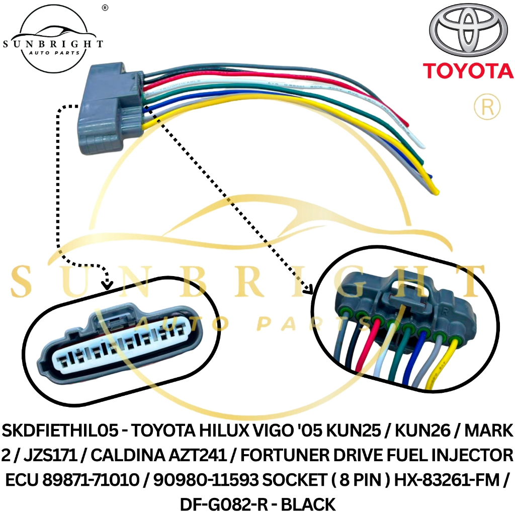 HILUX VIGO '05 KUN25 / KUN26 / MARK 2 / JZS171 / CALDINA AZT241 ...
