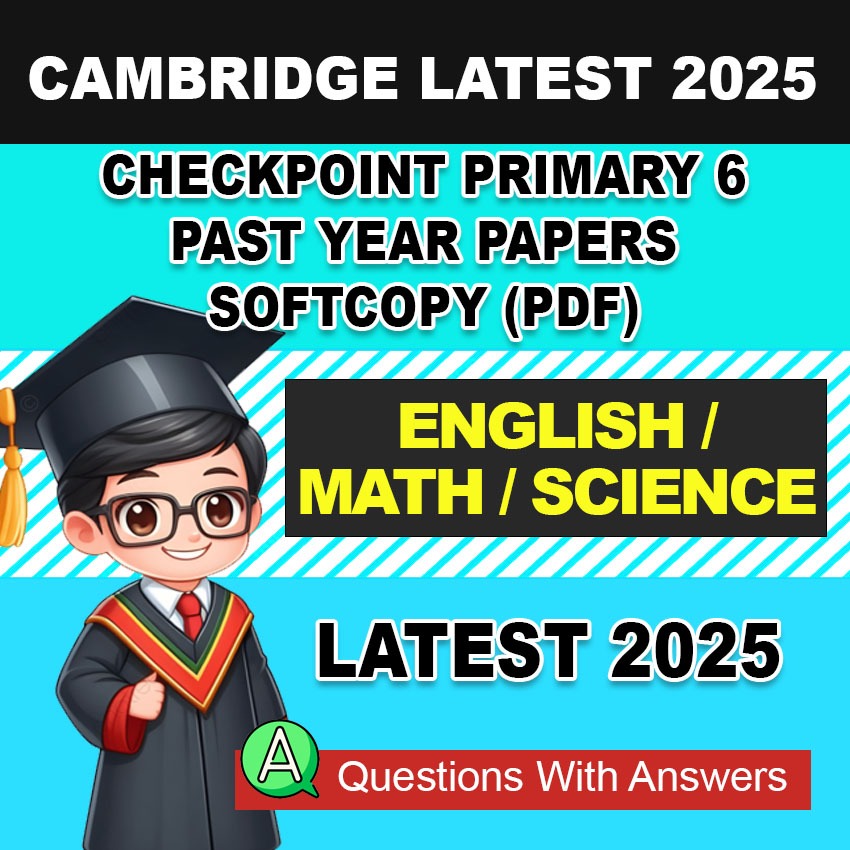 CP6 [SOFTCOPY] Cambridge Primary Checkpoint Past Year Papers (Year 6 ...