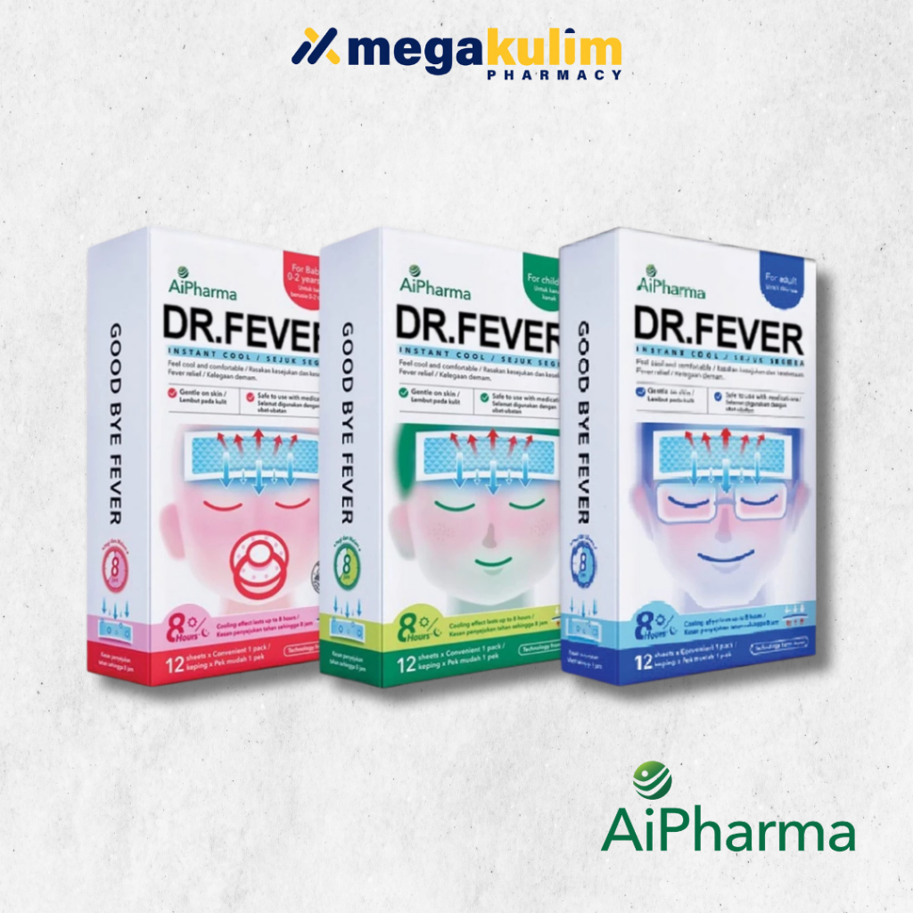 AiPharma Dr. Fever 12 Sheets (Baby / Children / Adult) | Shopee Malaysia