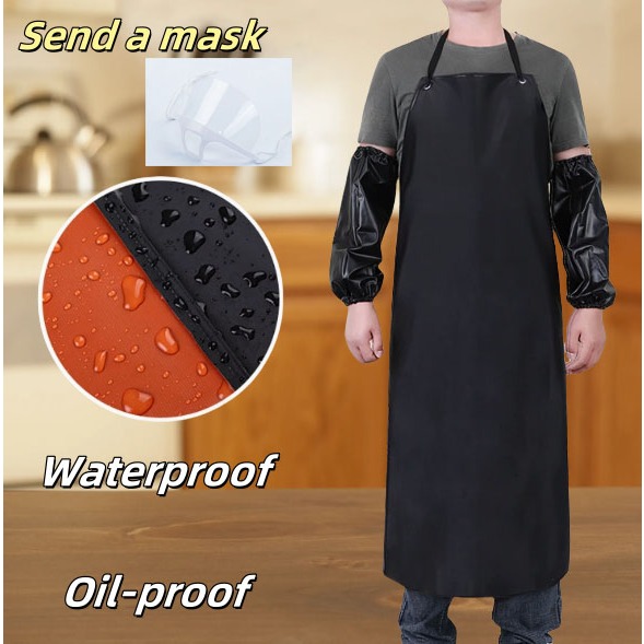 Apron water proof chef apron kitchen apron waterproof apron work apron ...
