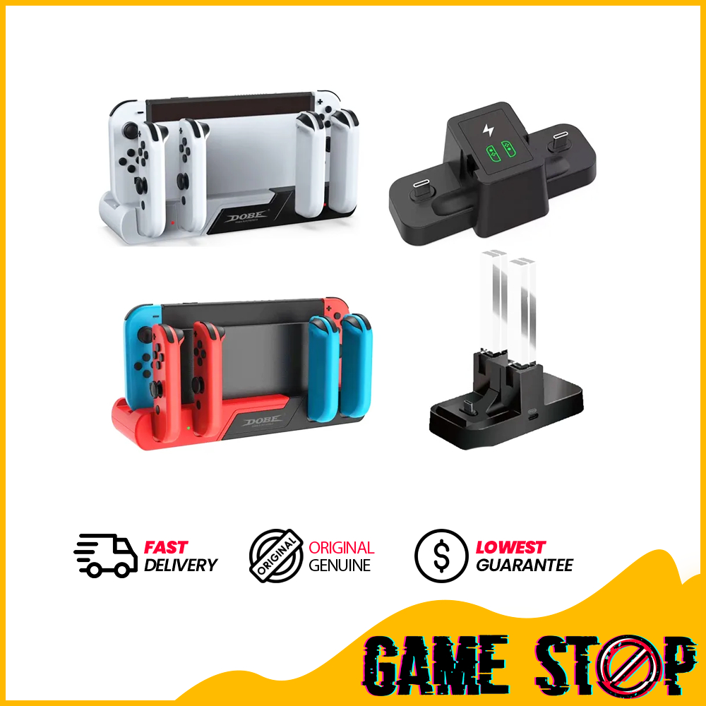 DOBE NSW Nintendo Switch Joy-Con, Pro Controller & Console Charging ...