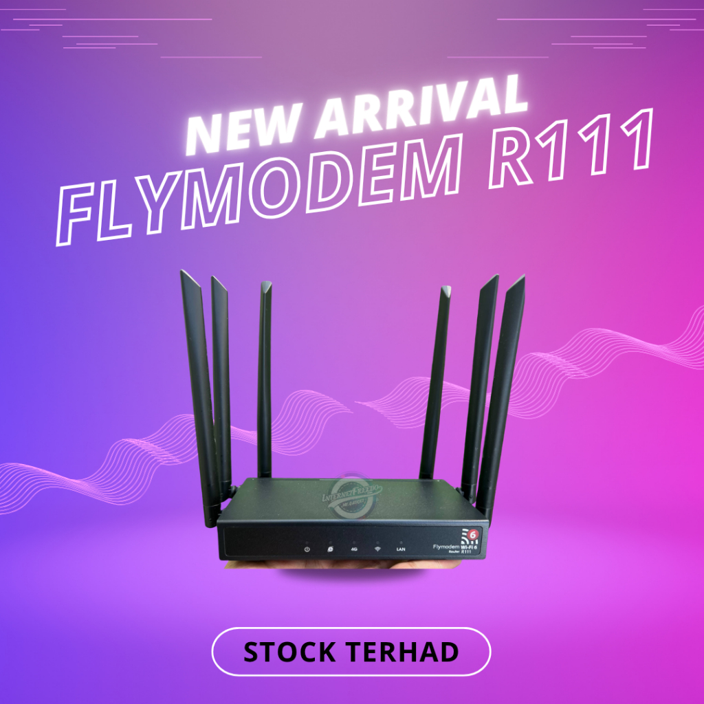(B28+WiFi6) FLYMODEM ROUTER R111 - SUPPORT SEMUA SIMKAD | Shopee Malaysia
