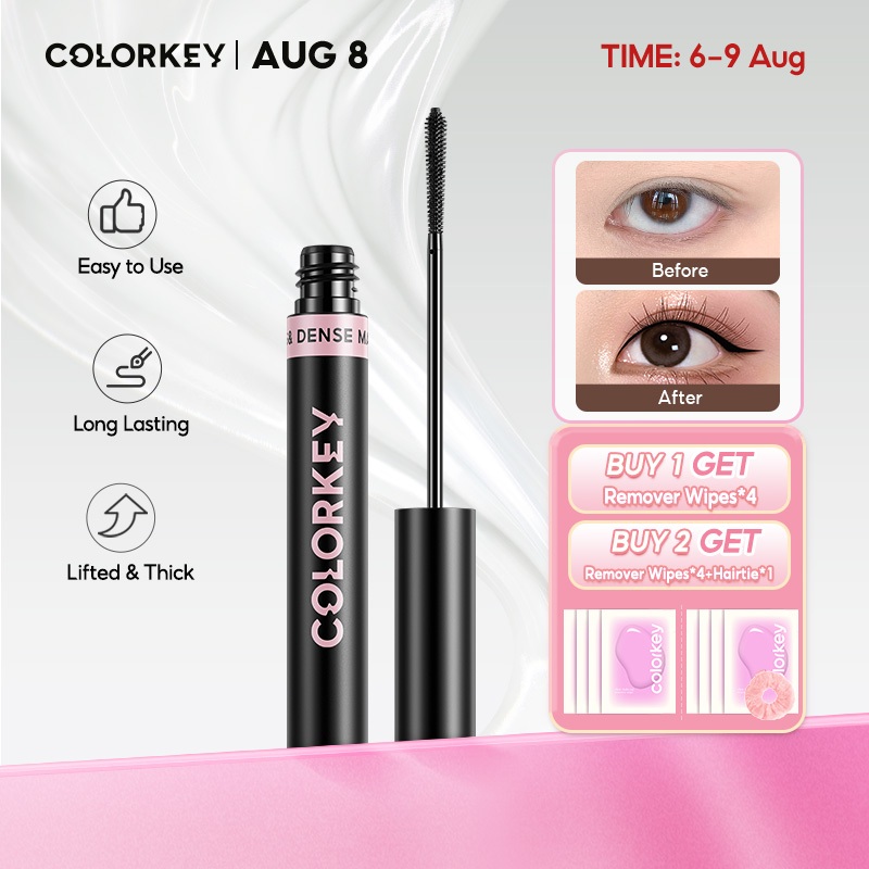 COLORKEY Smudge-Proof Lightweight Long & Dense Mascara (4.5g) | Shopee ...