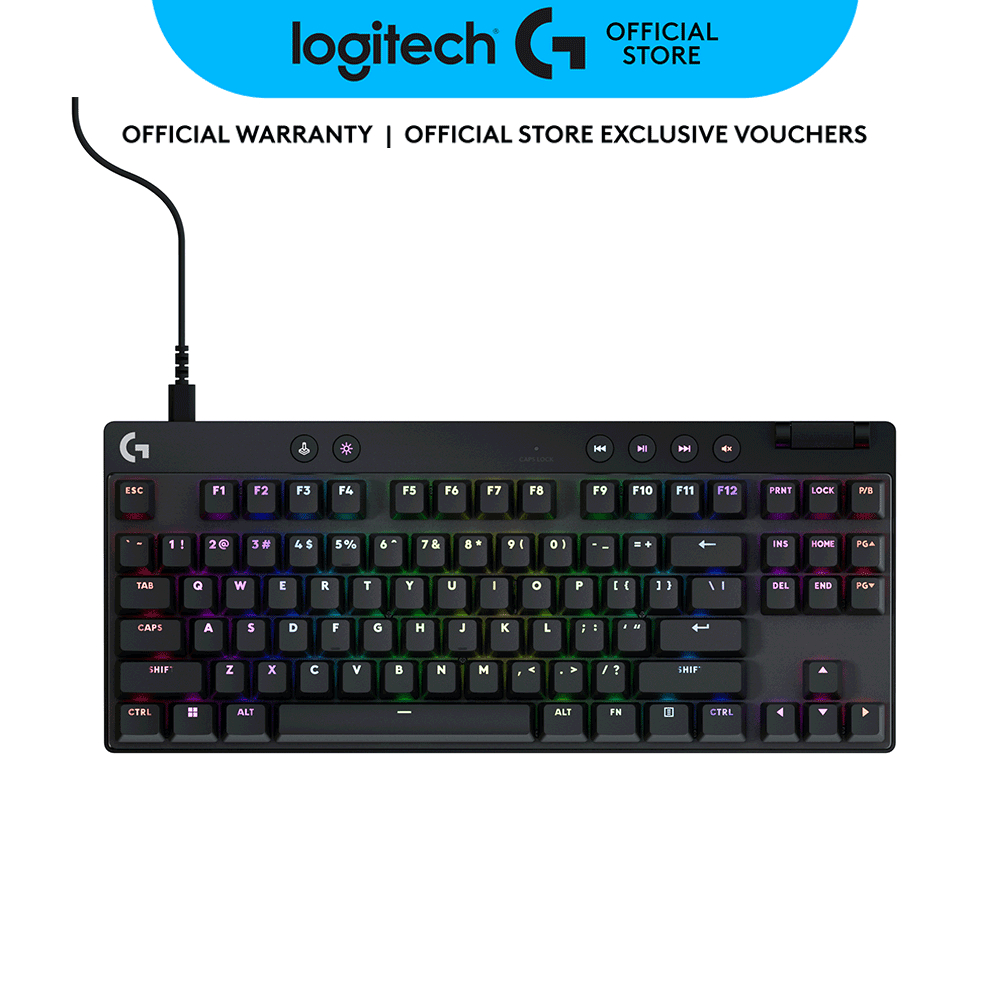 Logitech G PRO X TKL RAPID tenkeyless gaming keyboard with Magnetic Analog Switches | Shopee ...