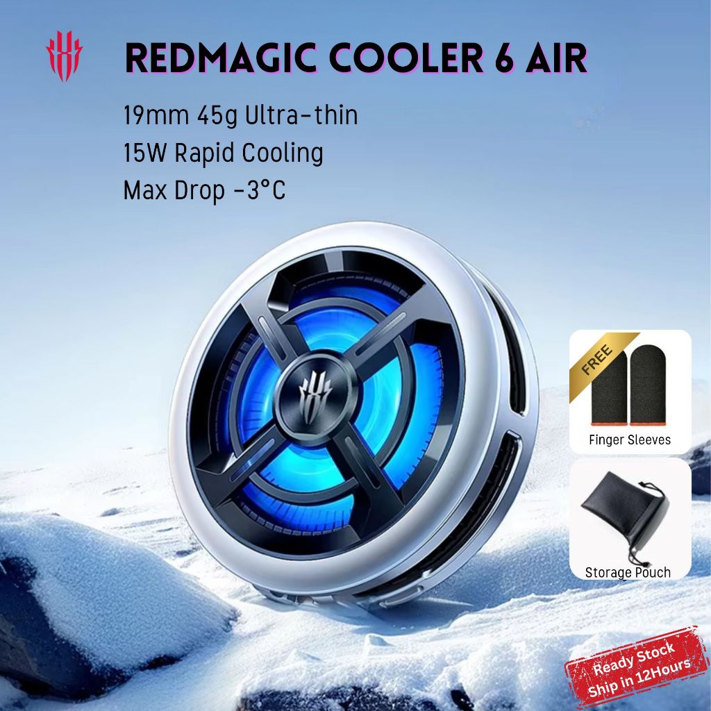 Red Magic Cooler 6 Air Mobile Game Radiator 15W Rapid Cooling Ultra ...