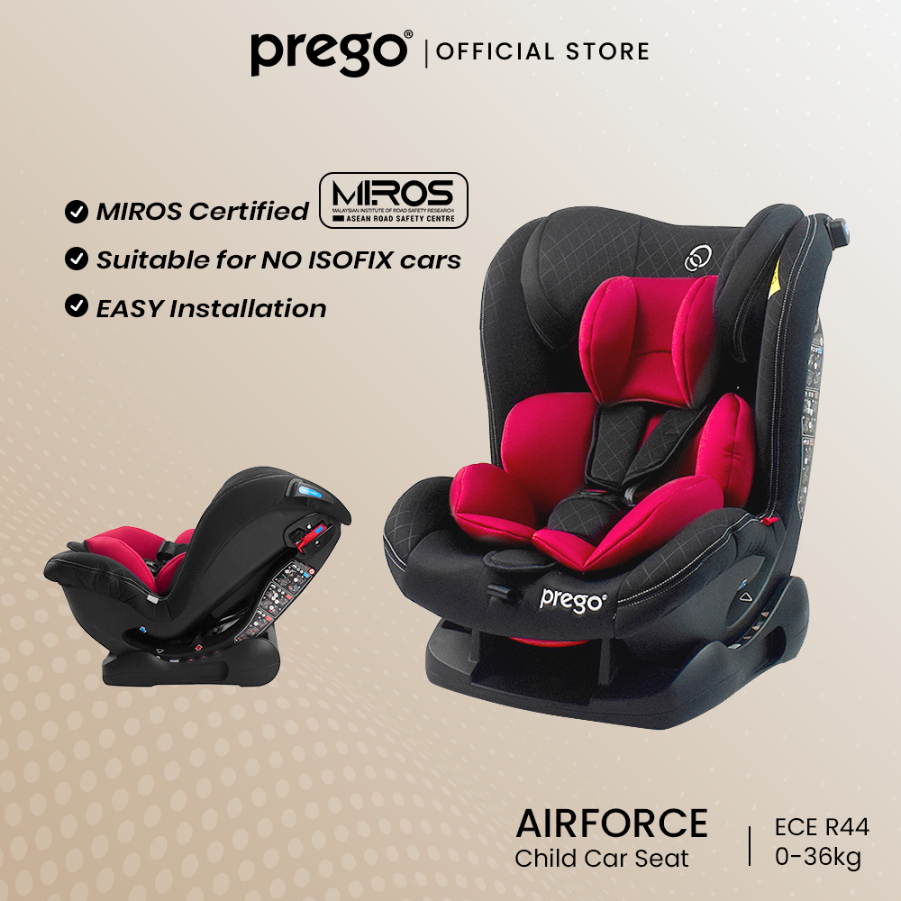 Prego Baby AirForce Convertible Child Safety Car Seat (0-36kg) Kerusi ...