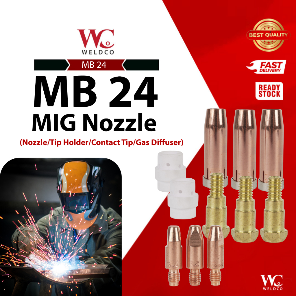 MB24 Mig Nozzle Welding / Mig Gas nozzle / Welding nozzle / Mig nozzle ...