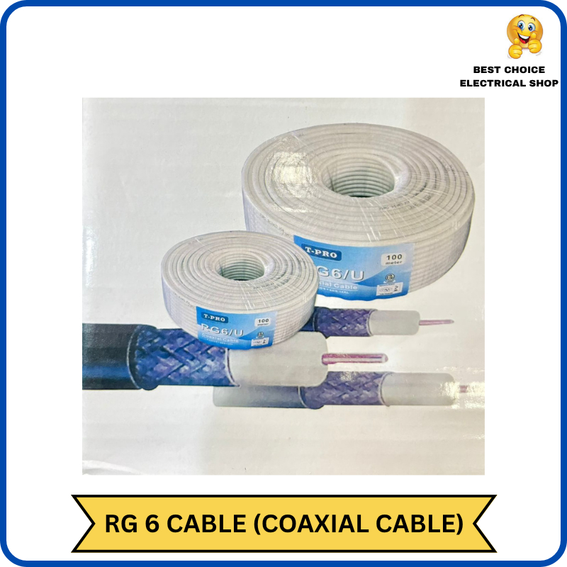 [Sell in Meter] RG-6 Coaxial Cable Antenna Cable | Astro Cable | Cable MYTV / Cable Njoi | RG-6U ...