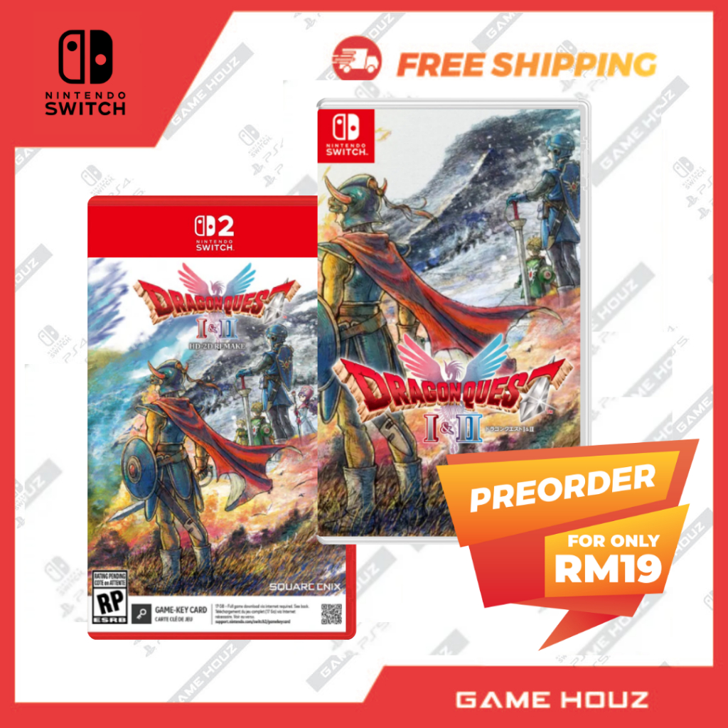 PRE ORDER (NS/NS2) Dragon Quest I and II HD-2D Remake (ASIA ENG/CHN) | Shopee Malaysia