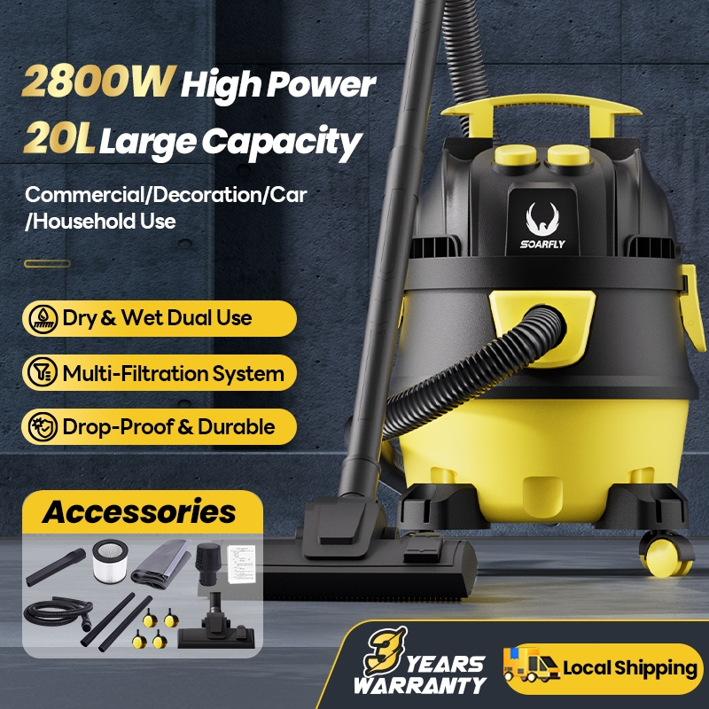 SOARFLY wet dry dual-use vacuum cleaner, large capacity super strong ...
