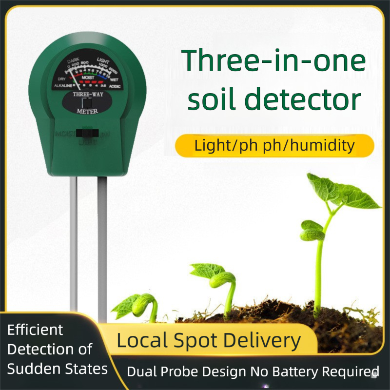 3in1 Soil Meter Moisture Light PH Testers Soil Monitor for Garden Plant ...
