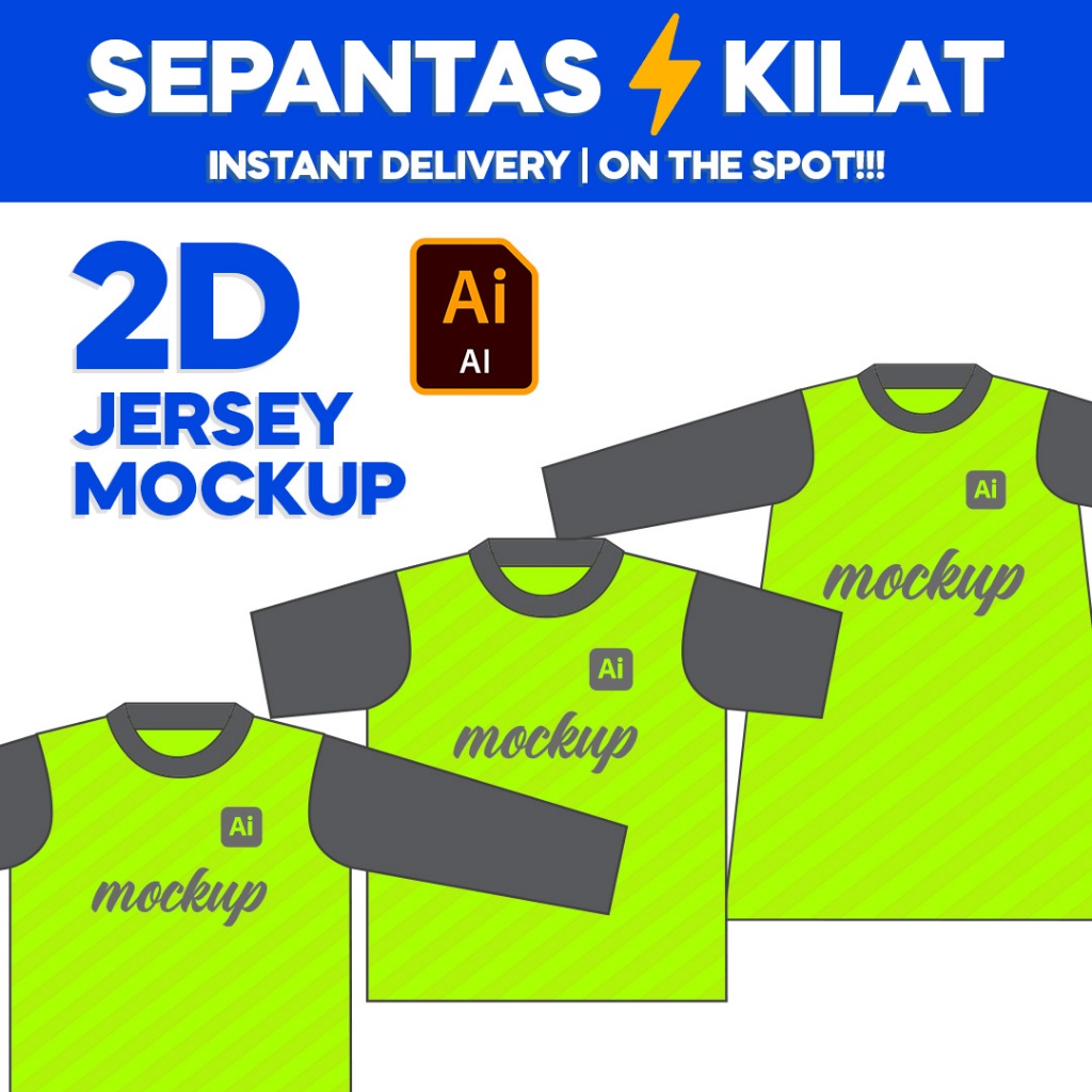 Mockup 2D 🔥OnTheSpot🔥 Sublimation | Mockup baju 2D | Shopee Malaysia