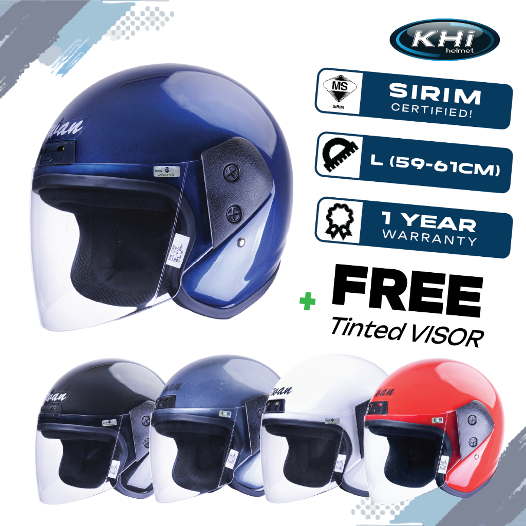Swan S2 motorcycle helmet | Sirim JPJ Approved helmet motor | Free ...