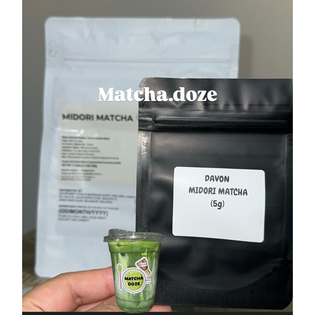 Davon MIDORI Matcha Powder (REPACK 5g, 20g, 50g) | Shopee Malaysia