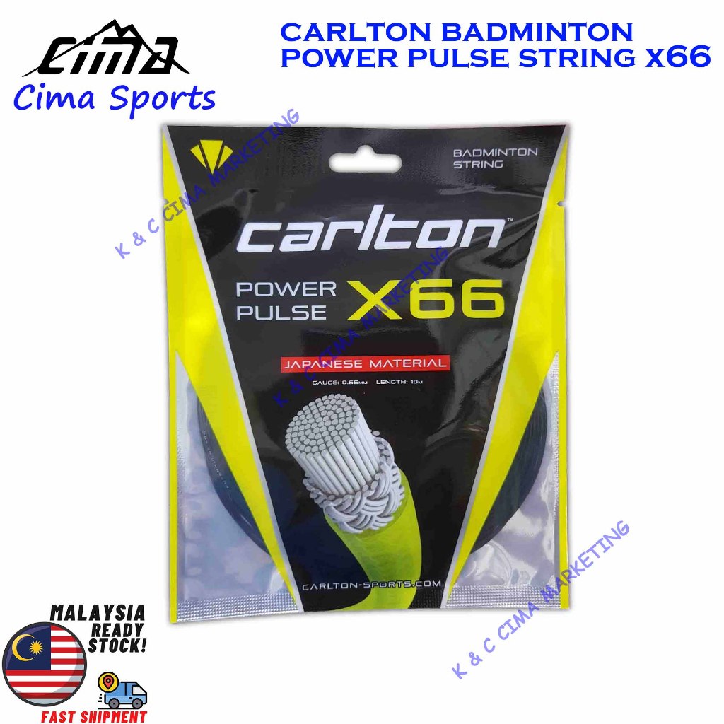 Carlton Badminton String Power Pulse X66 (10 Meter) | Shopee Malaysia