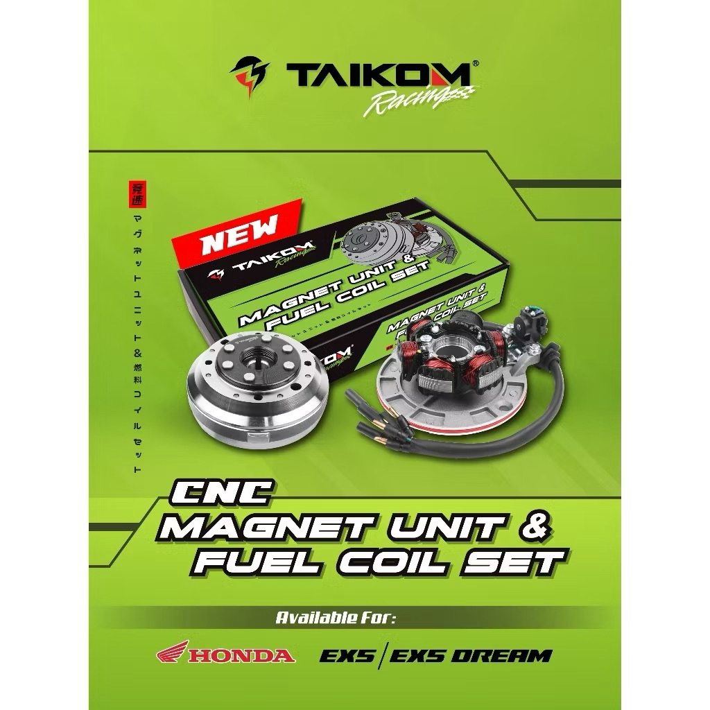 ORIGINAL (TAIKOM) (730.6G) EX5 DREAM COIL RACING (MAGNET + COIL) FULL ...