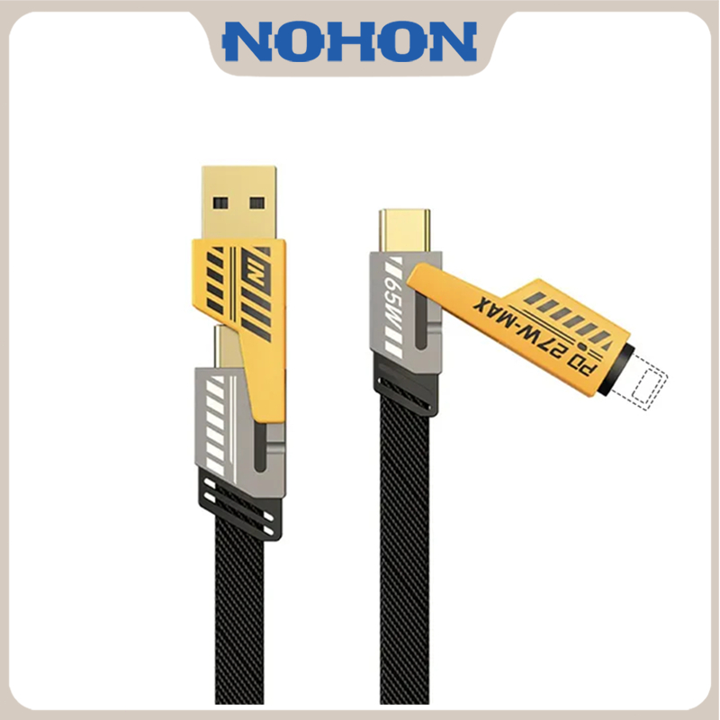 NOHON 4 In 1 Multifunctional Charging Cable Data Transmission Cable (1 ...