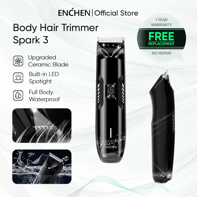 Enchen Spark 3 Pemangkas Elektrik Rambut Badan Body Hair Trimmer ...
