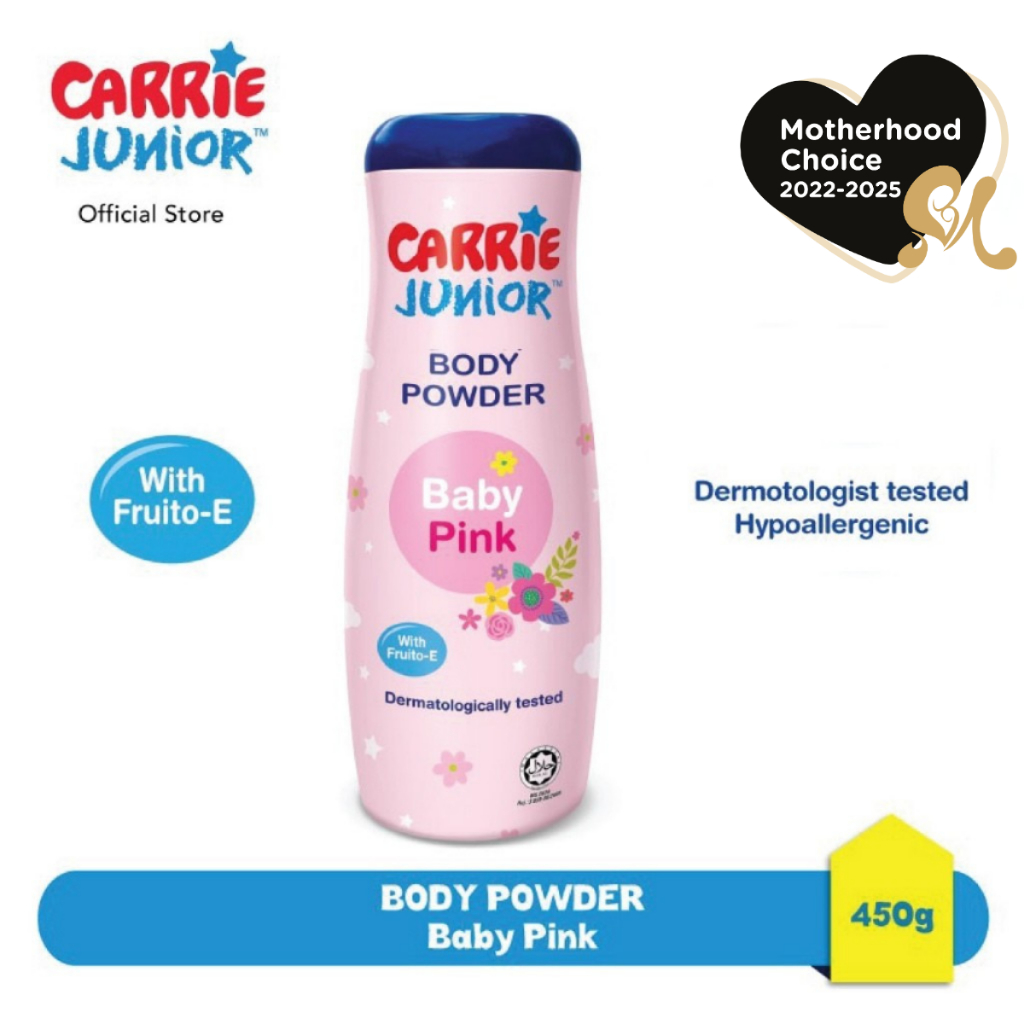 CARRIE JUNIOR Body Powder - Baby Pink Talcum [125G/280G/450G ...
